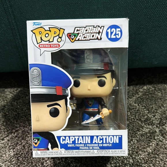 Funko | Toys | Funko Pop Captain Action With Blue Hat And Black Hair ...